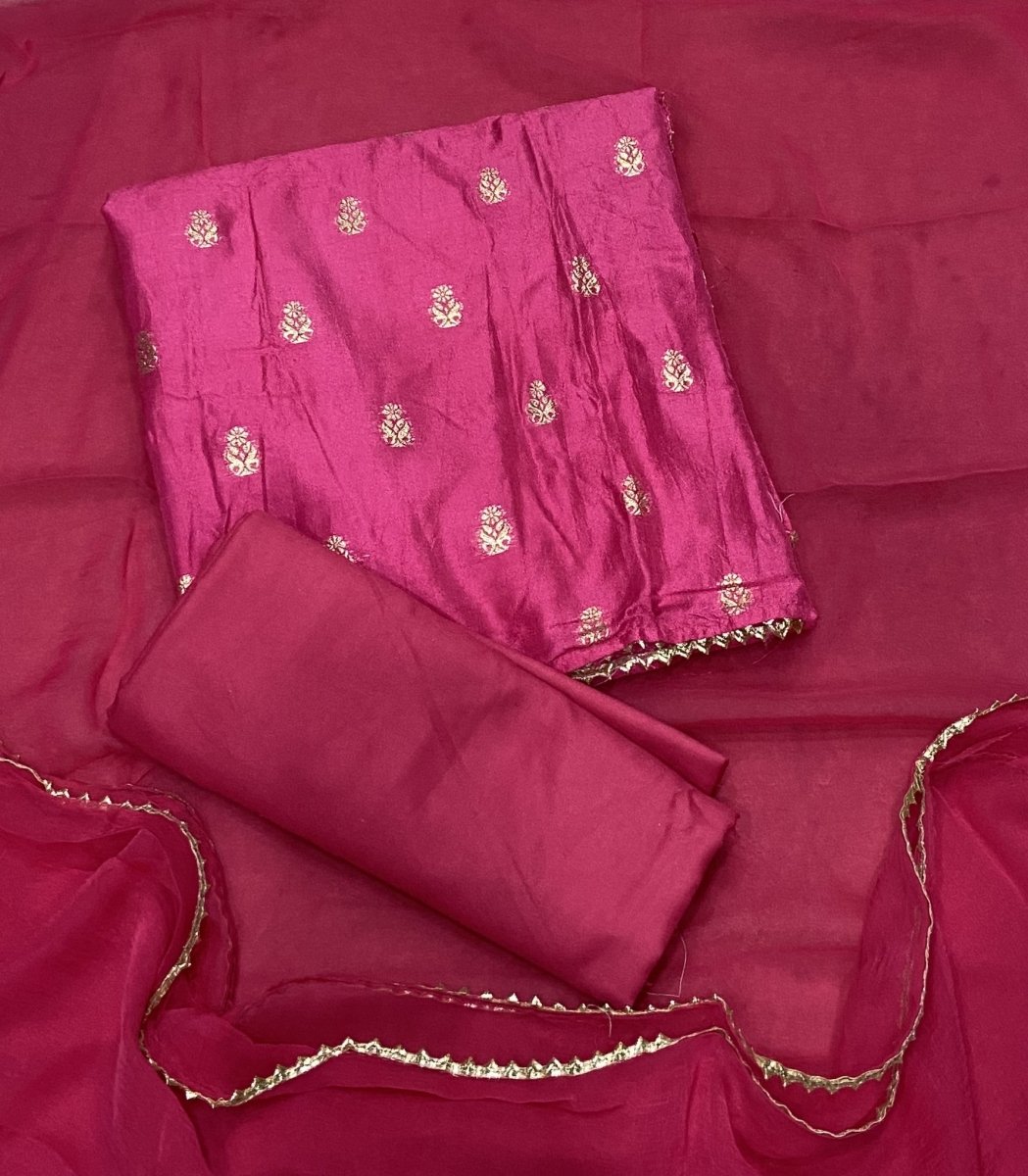 Classy Organza Banarsi Suit Set - Yanchi
